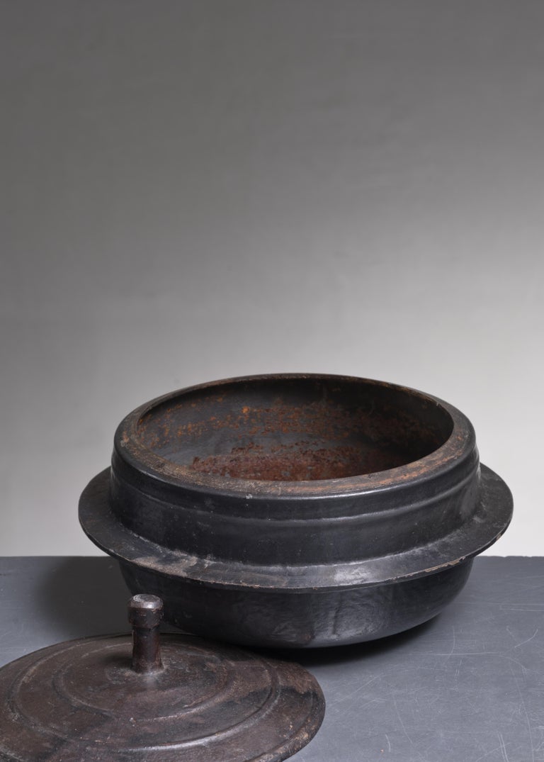 Cast Iron Pot with Lid, Sweden For Sale at 1stDibs