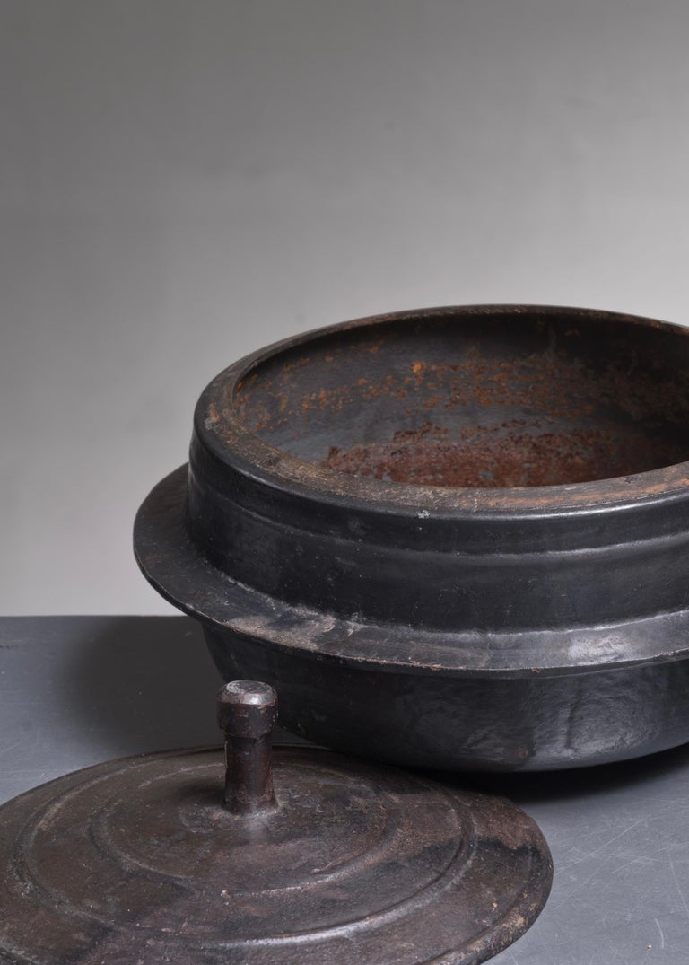 Cast Iron Pot with Lid, Sweden For Sale at 1stDibs