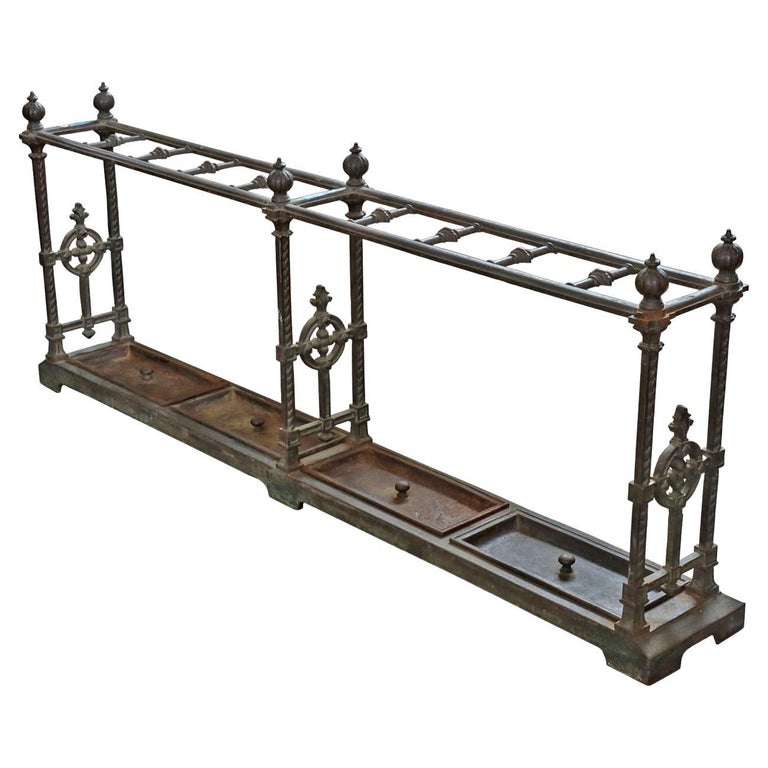 Cast Iron Umbrella Stand For Sale at 1stDibs