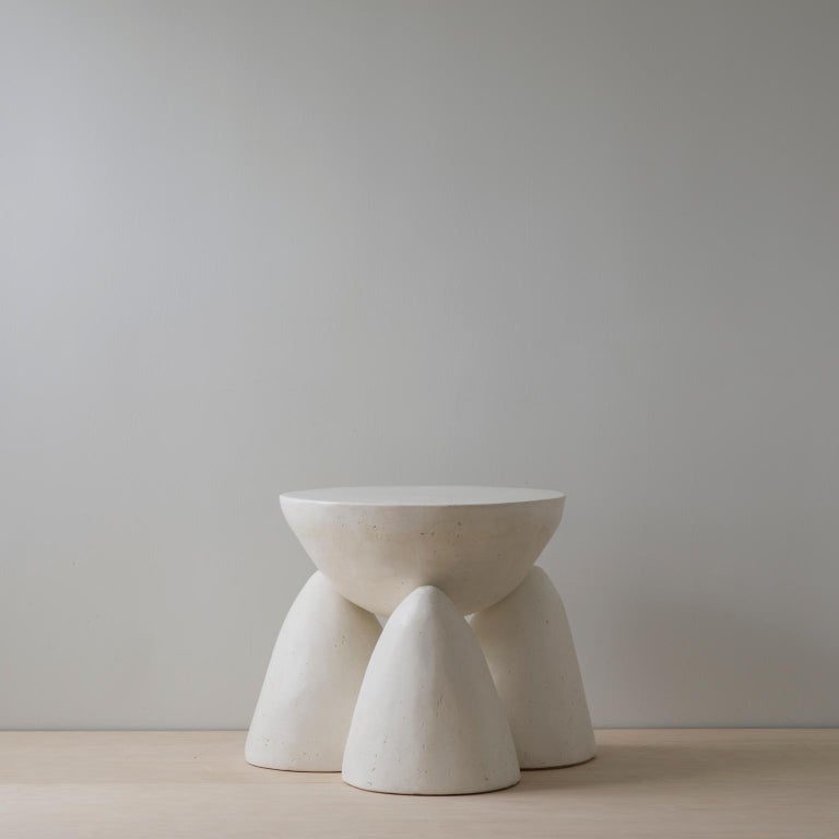 Cast Plaster Minimalist Twyla-03 Side Table at 1stDibs | plaster side ...