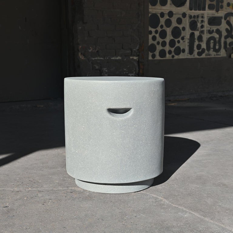 Cast Resin 'Aileen' Side Table, Keystone Finish by Zachary A. Design ...