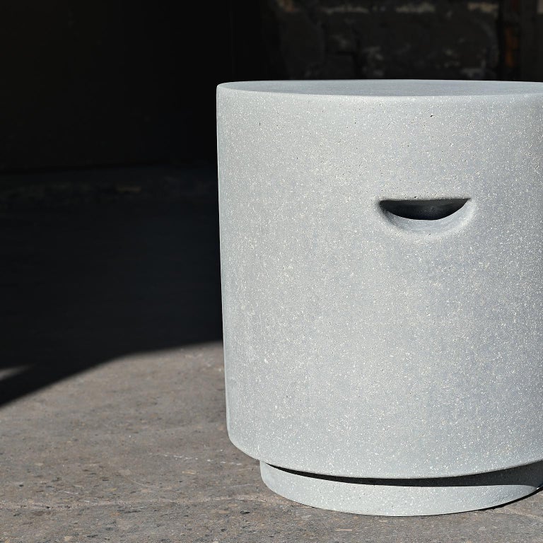 Cast Resin 'Aileen' Side Table, Keystone Finish by Zachary A. Design ...