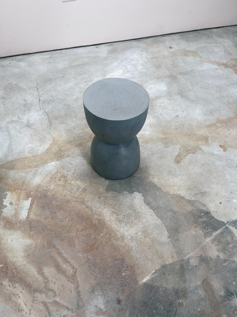 Cast Resin 'Bilbouquet' Side Table, Keystone Finish by Zachary A ...