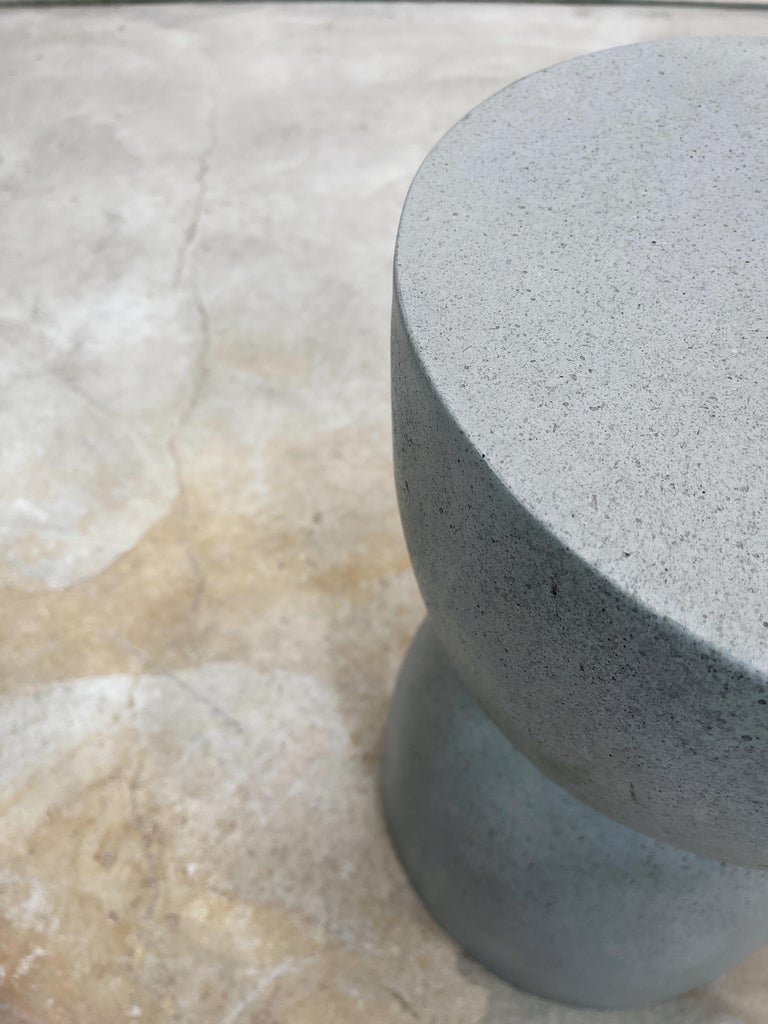 Cast Resin 'Bilbouquet' Side Table, Keystone Finish by Zachary A ...