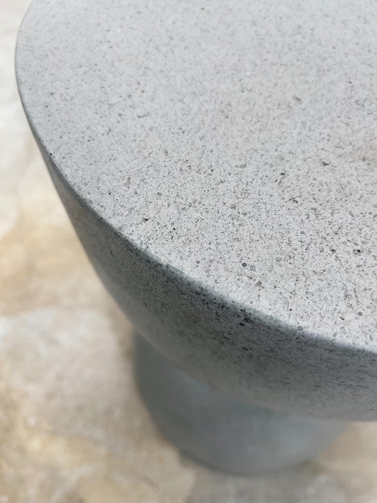 Cast Resin 'Bilbouquet' Side Table, Keystone Finish by Zachary A ...