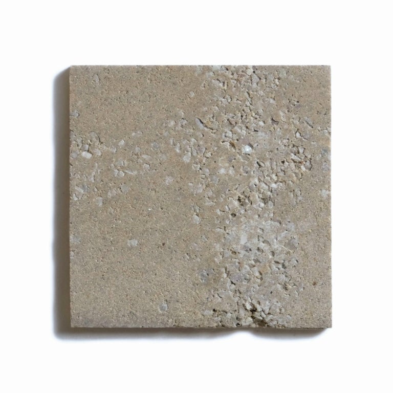 Cast Resin 'Block' Side Table, Aged Stone Finish by Zachary A. Design ...