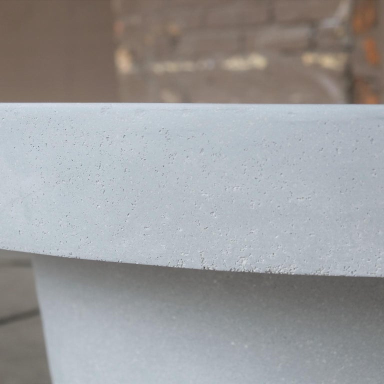 Cast Resin 'Cashi' Low Table, Keystone Finish by Zachary A. Design For ...