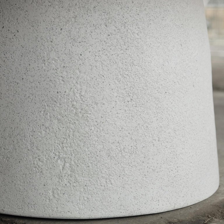 Cast Resin 'Hive' Low Table, White Stone Finish by Zachary A. Design ...