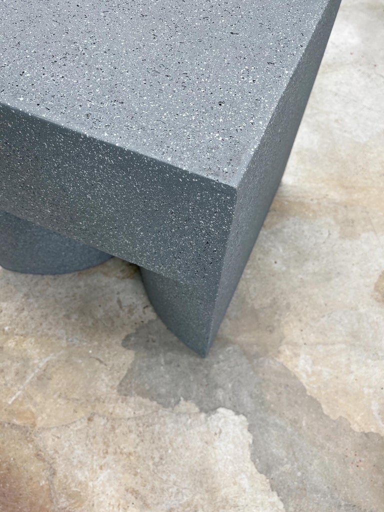 Cast Resin 'Middle Brow' Table, Keystone Finish by Zachary A. Design ...