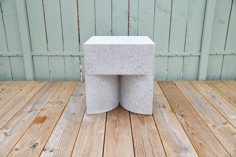 Cast Resin 'Middle Brow' Table, Natural Stone Finish by Zachary A ...