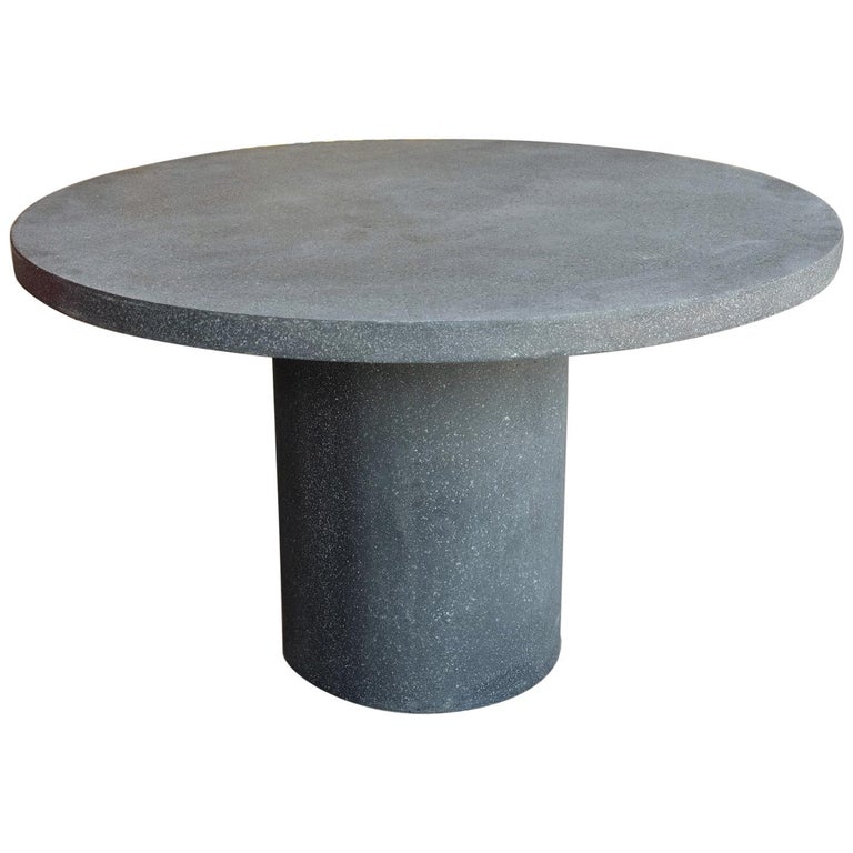 Cast Resin 'Spring' Dining Table, Coal Stone Finish by Zachary A ...