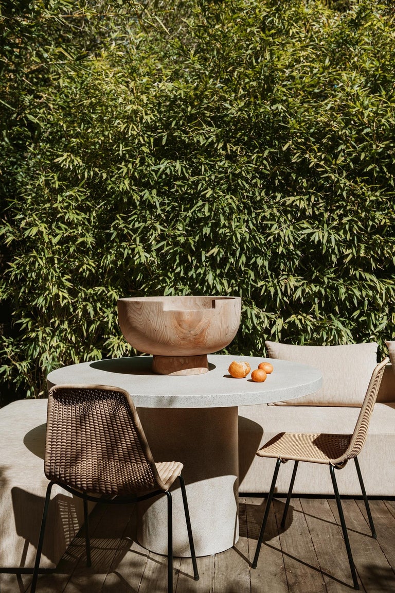 Cast Resin 'Spring' Dining Table, Coal Stone Finish by Zachary A ...