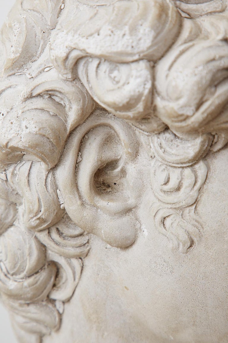 Cast Stone Bust of Michael Angelo's David at 1stDibs