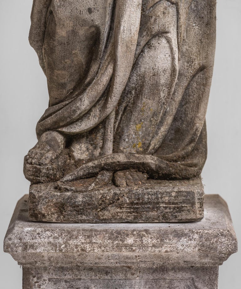 Cast Stone Garden Statue, Italy, circa 1930 at 1stDibs