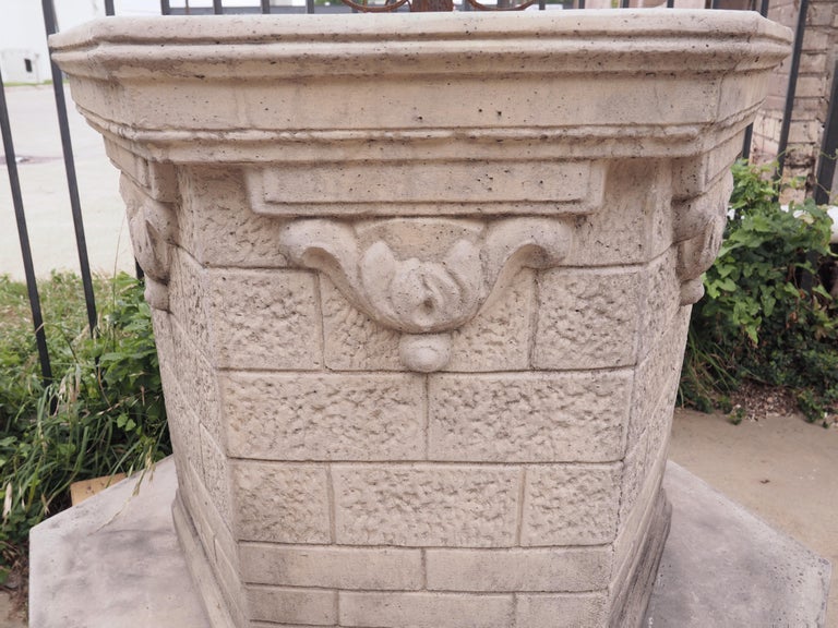 Cast Stone Garden Well from Northern France at 1stDibs