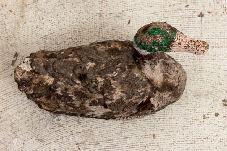 Cast Stone Mallard or Duck For Sale at 1stDibs