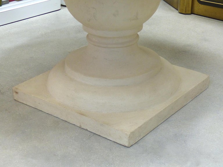 Cast Stone Round Dining Table at 1stDibs