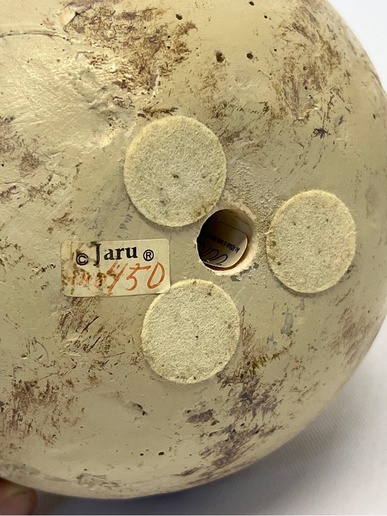 Cast Stone Sphere Sculptures by Jaru - a pair For Sale at 1stDibs