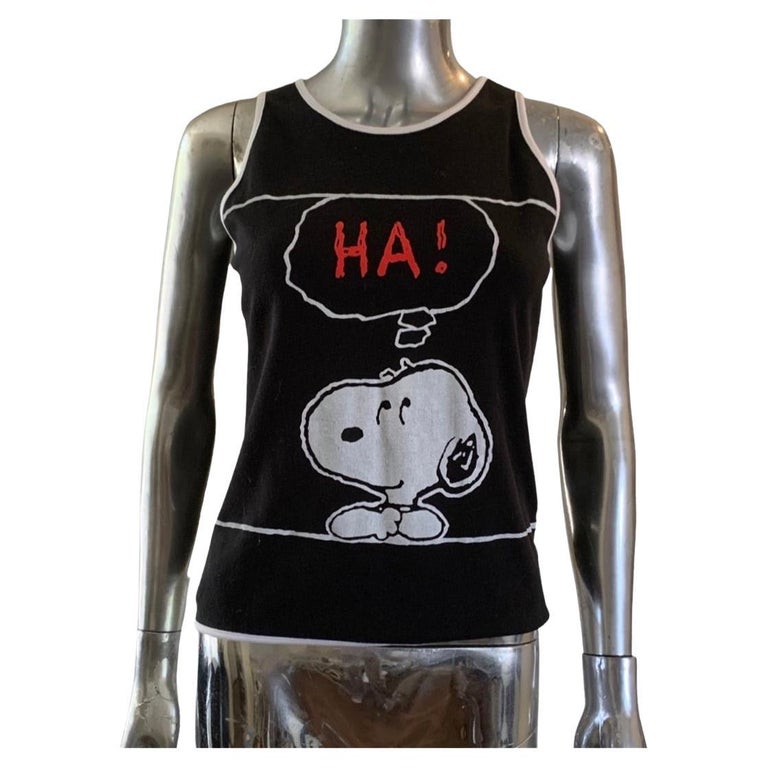 Castelbajac Vintage "Peanuts" Collection Snoopy Tank Top Italy Size ...