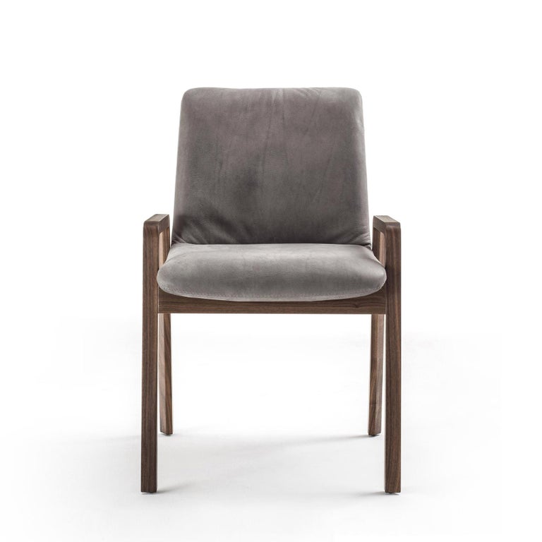 Castello Chair in Solid Walnut Wood For Sale at 1stDibs
