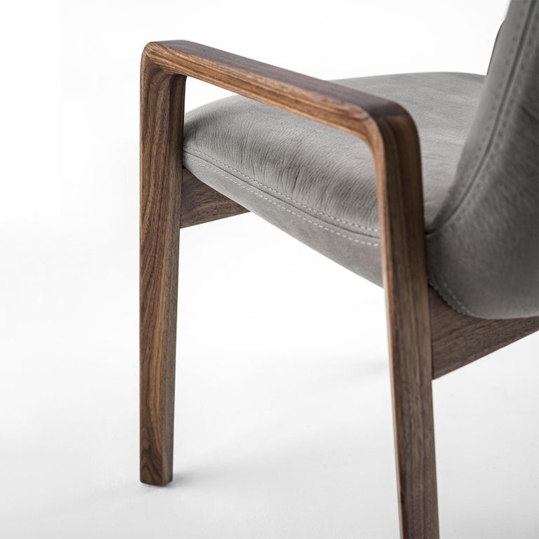 Castello Chair in Solid Walnut Wood For Sale at 1stDibs