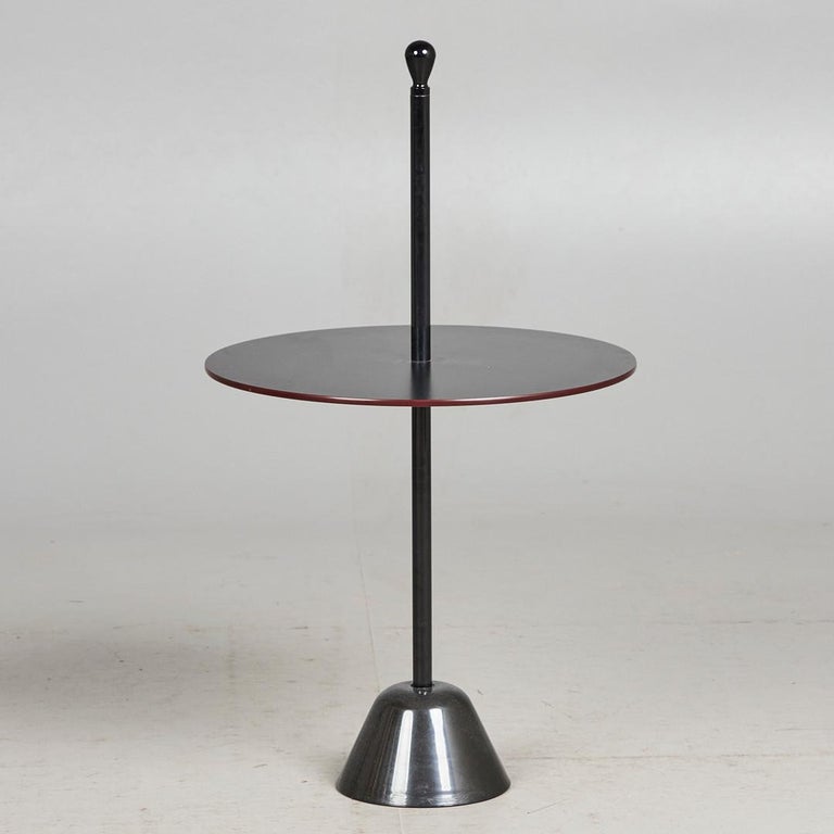 Castiglioni for Zanotta, side table/table, model 'Servomuto', black ...