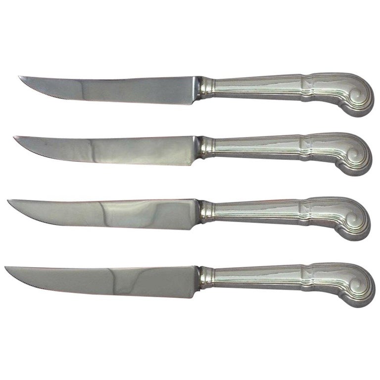 Castilian by Tiffany and Co. Sterling Silver Steak Knife Set 4pc HHWS ...