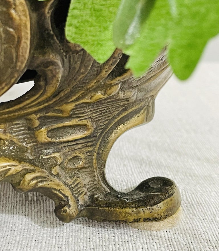Castilian Imports Bronze Centerpiece Jardiniere or Planter For Sale at ...