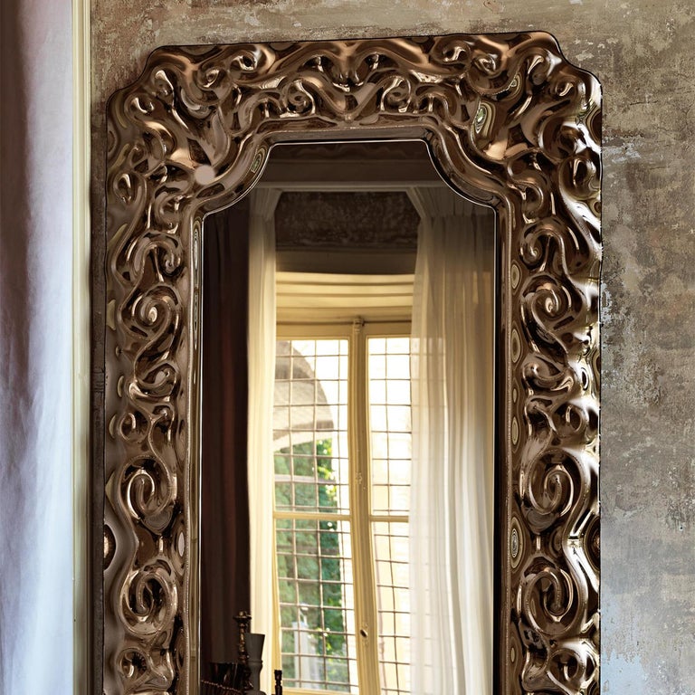 Castle Bronze Mirror For Sale at 1stDibs | mirro castle