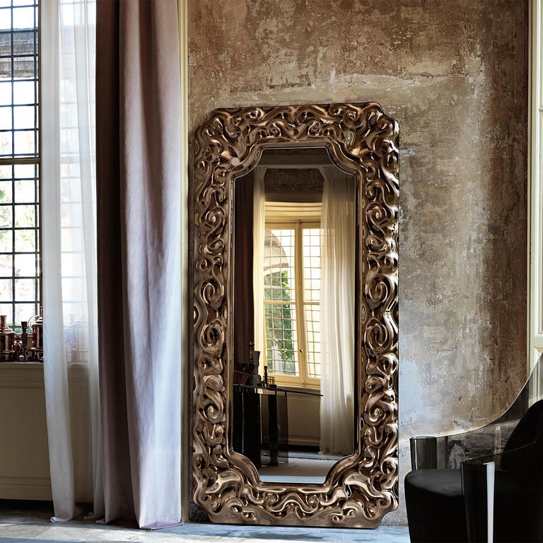 Castle Bronze Mirror For Sale at 1stDibs | mirro castle