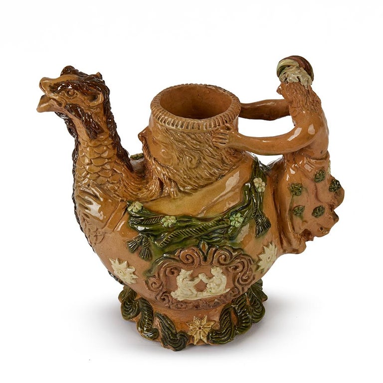 Castle Hedingham Figural Edward Bingham Jug 19th Century at 1stDibs