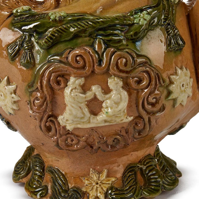 Castle Hedingham Figural Edward Bingham Jug 19th Century at 1stDibs
