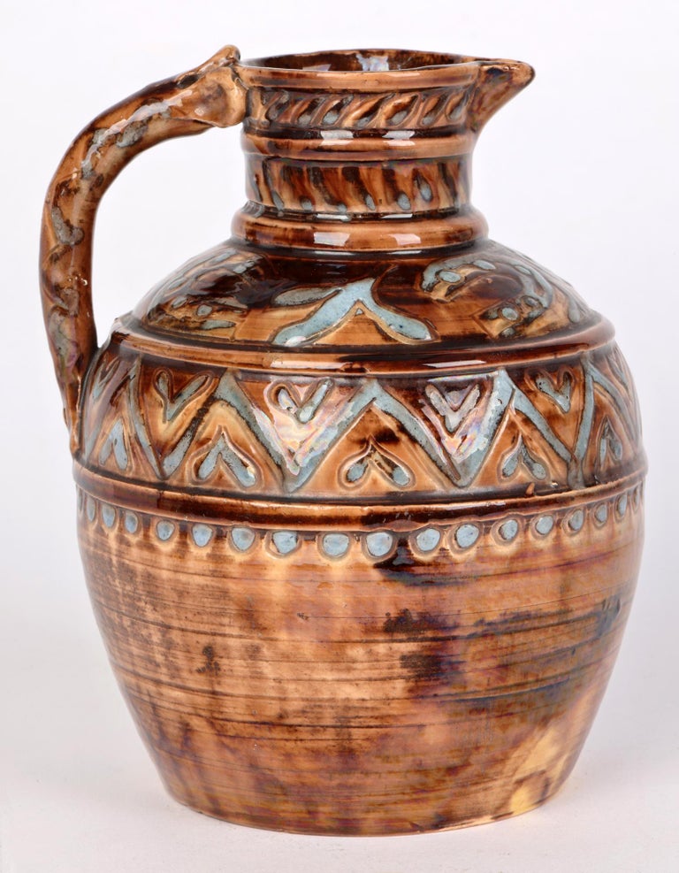 Castle Hedingham William II Medieval Style Art Pottery Jug For Sale at ...