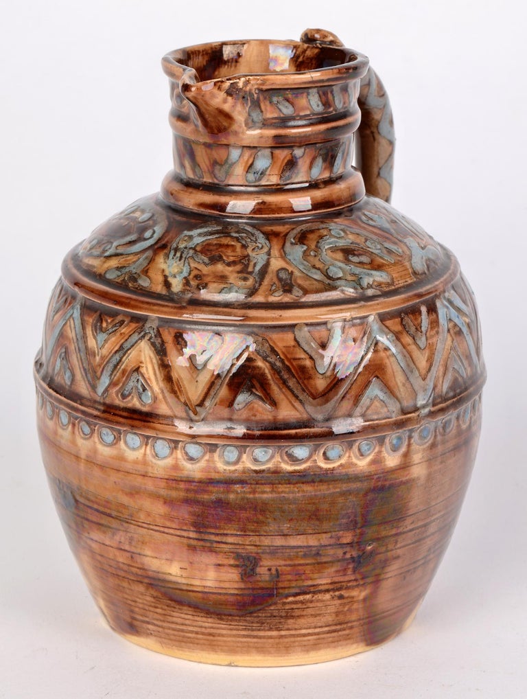 Castle Hedingham William II Medieval Style Art Pottery Jug For Sale at ...