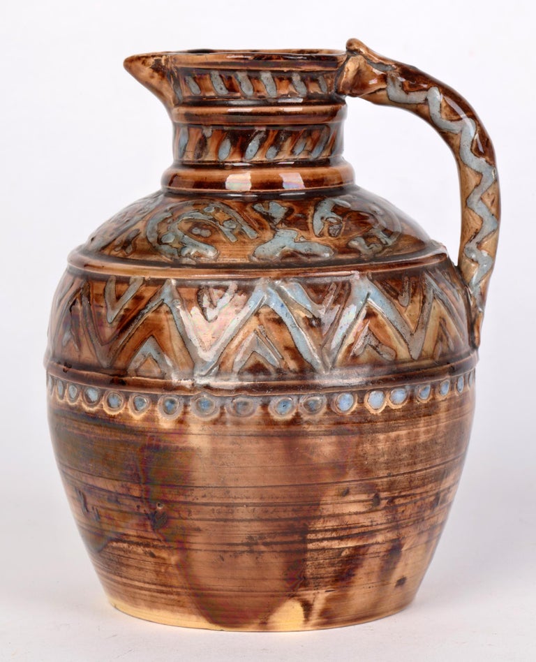 Castle Hedingham William II Medieval Style Art Pottery Jug For Sale at ...