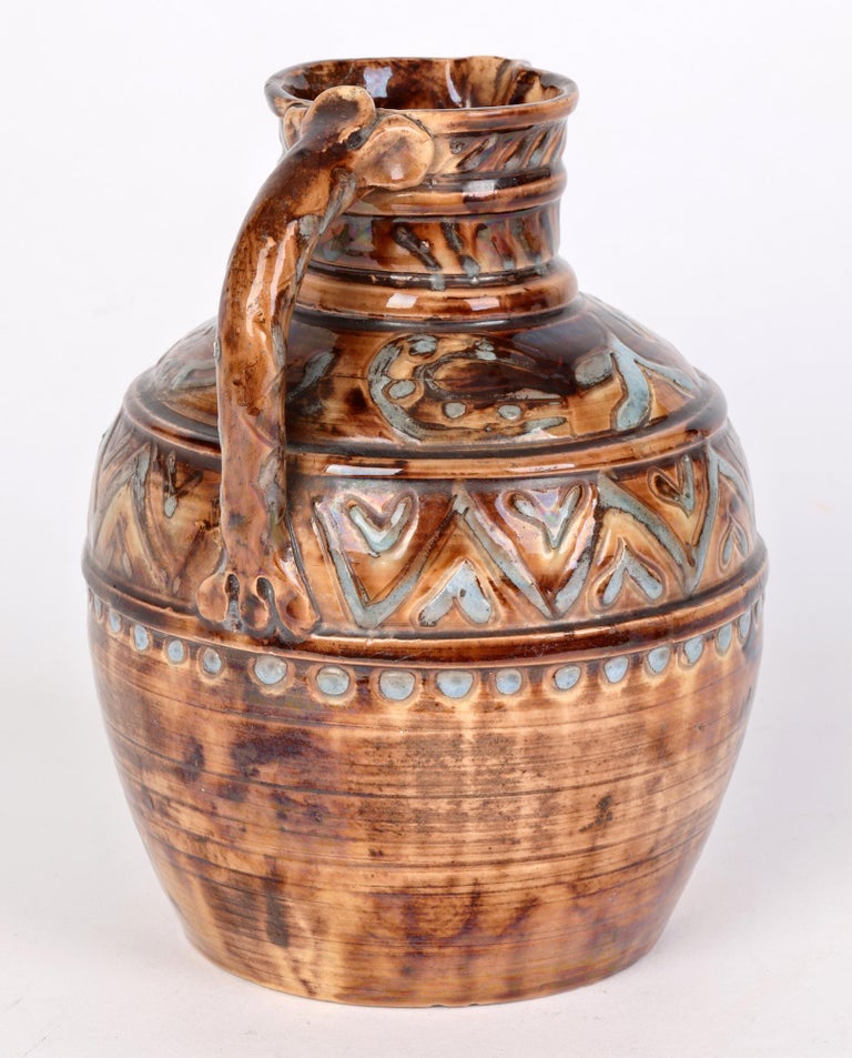 Castle Hedingham William II Medieval Style Art Pottery Jug For Sale at ...
