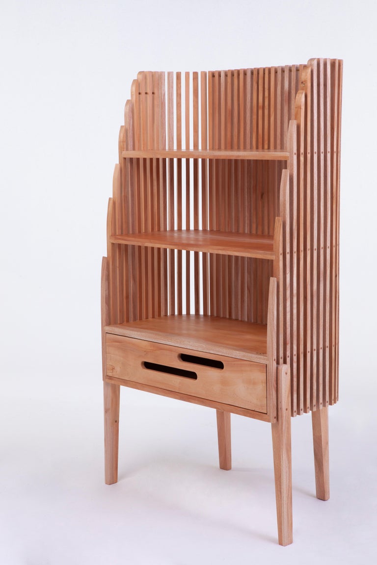 'Casulo' Scandinavian style Display Case in Brazilian Hardwood by Knót ...
