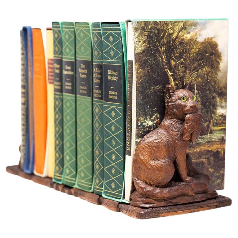 Cat Book Stand Black Forest at 1stDibs | wall book rack