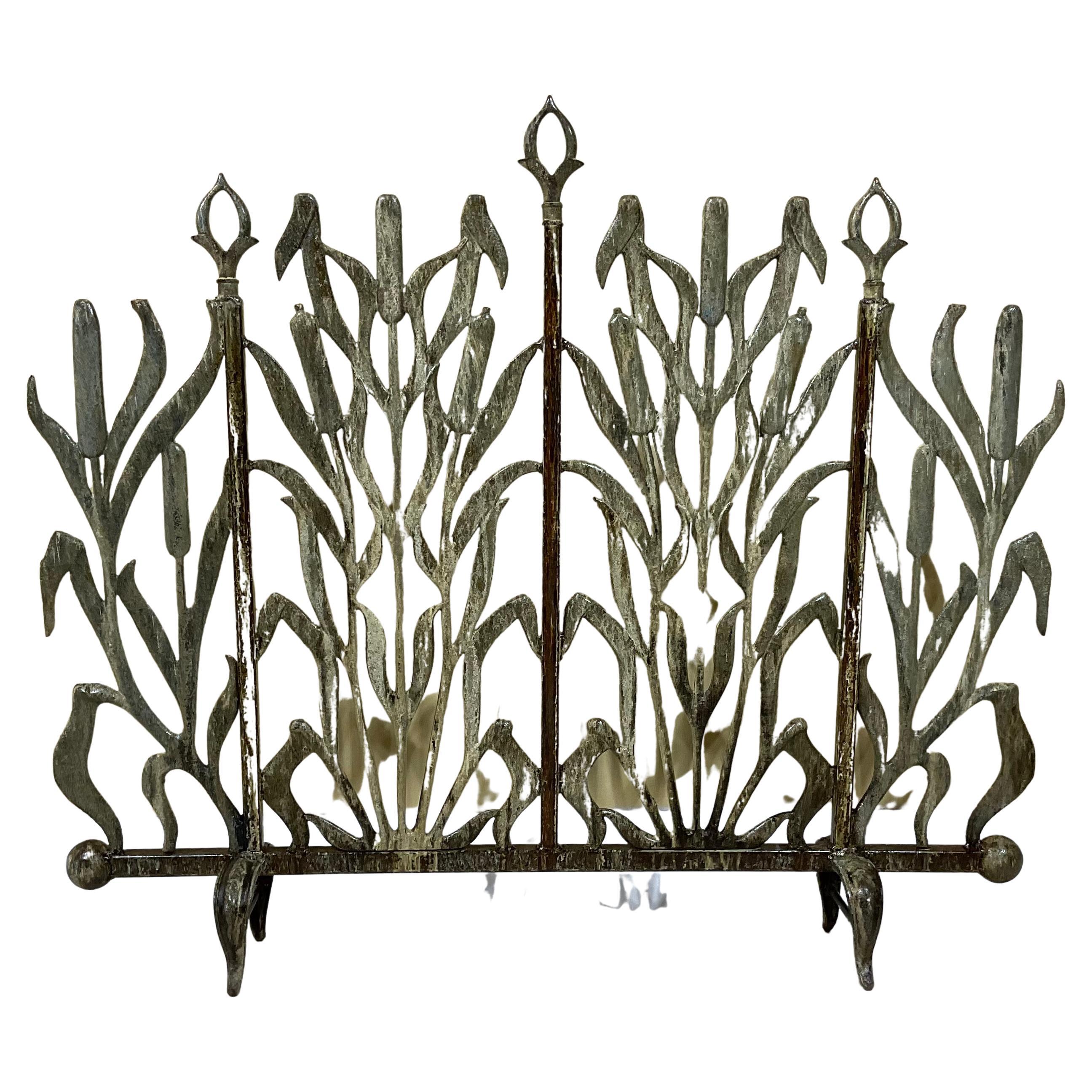 Iron Fireplace Screen at 1stDibs