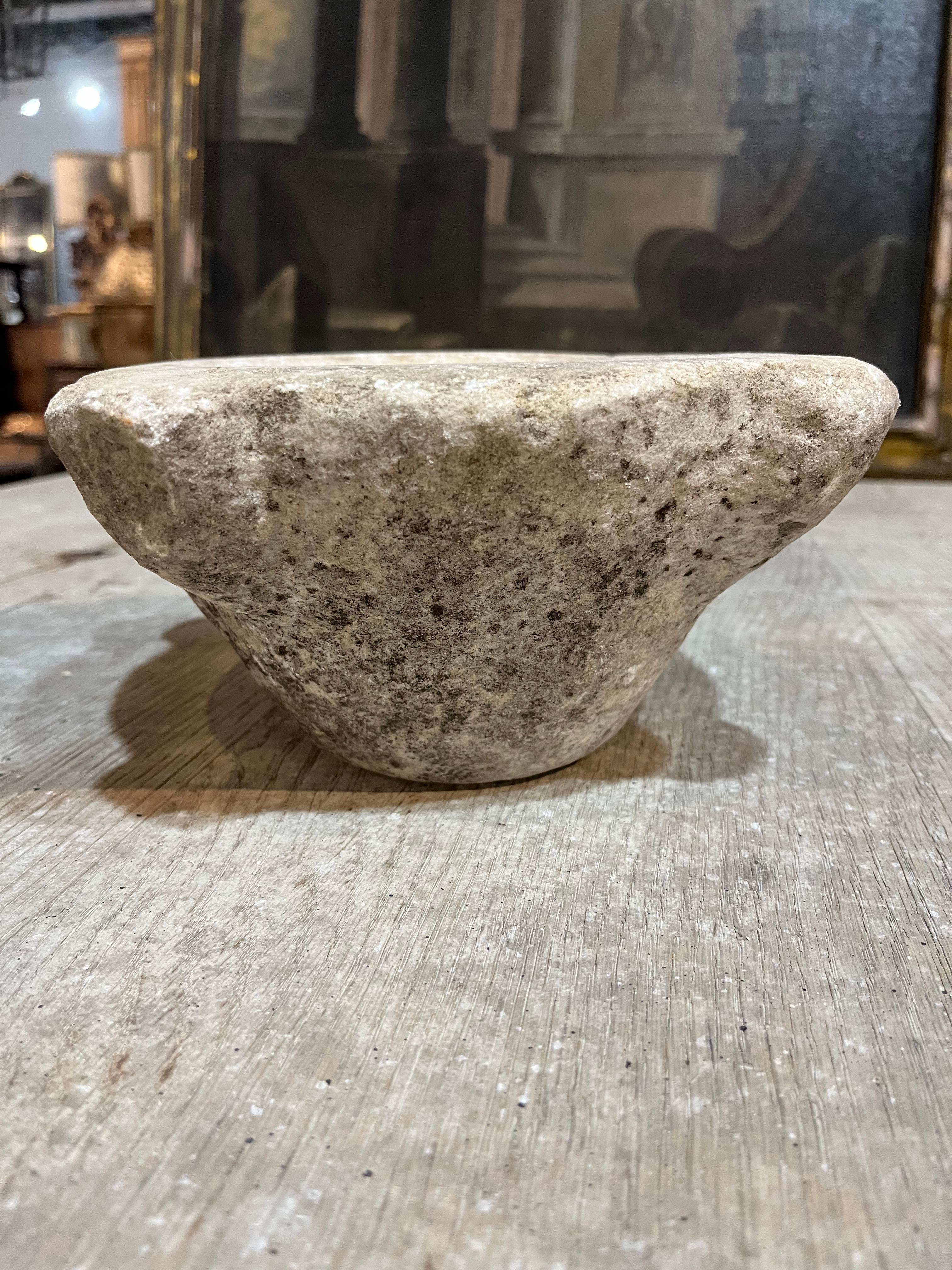 Catalan 18th Century Stone Mortar For Sale at 1stDibs