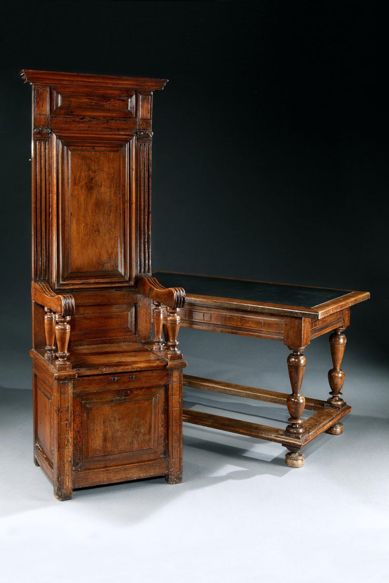 Cathedra or Throne Chair, Late 16th Century, French Second Renaissance ...