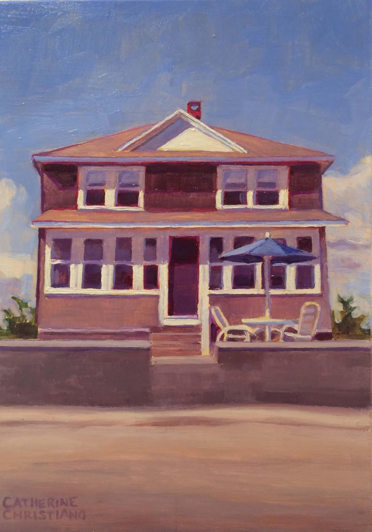 Catherine Christiano - Blue Umbrella, Hawk's Nest For Sale at 1stDibs