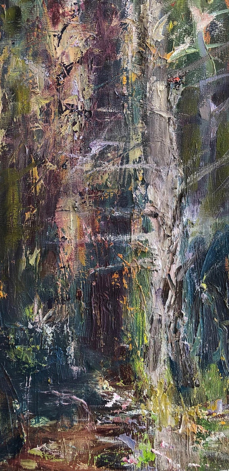 Catherine Picard-Gibbs - "Essence of the Forest", abstract, oil ...