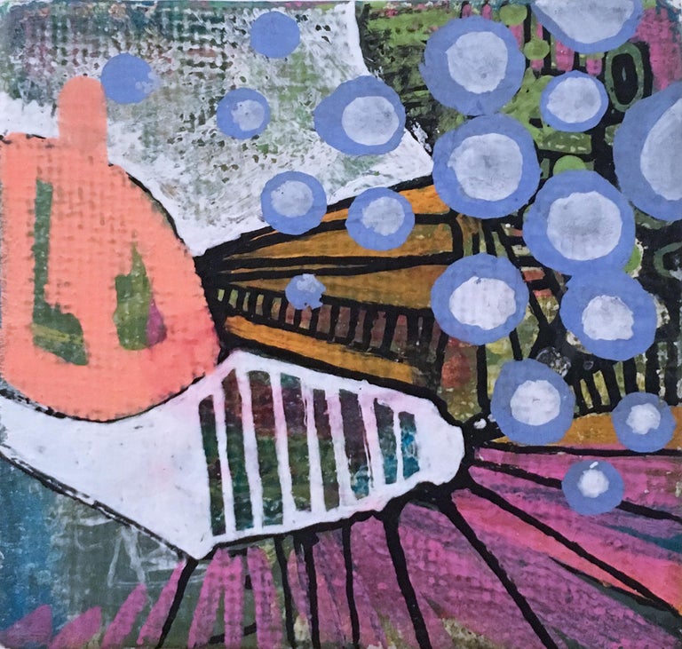 Catherine Hart - Micro Mini Token I, Acrylic and Gouache on Canvas ...