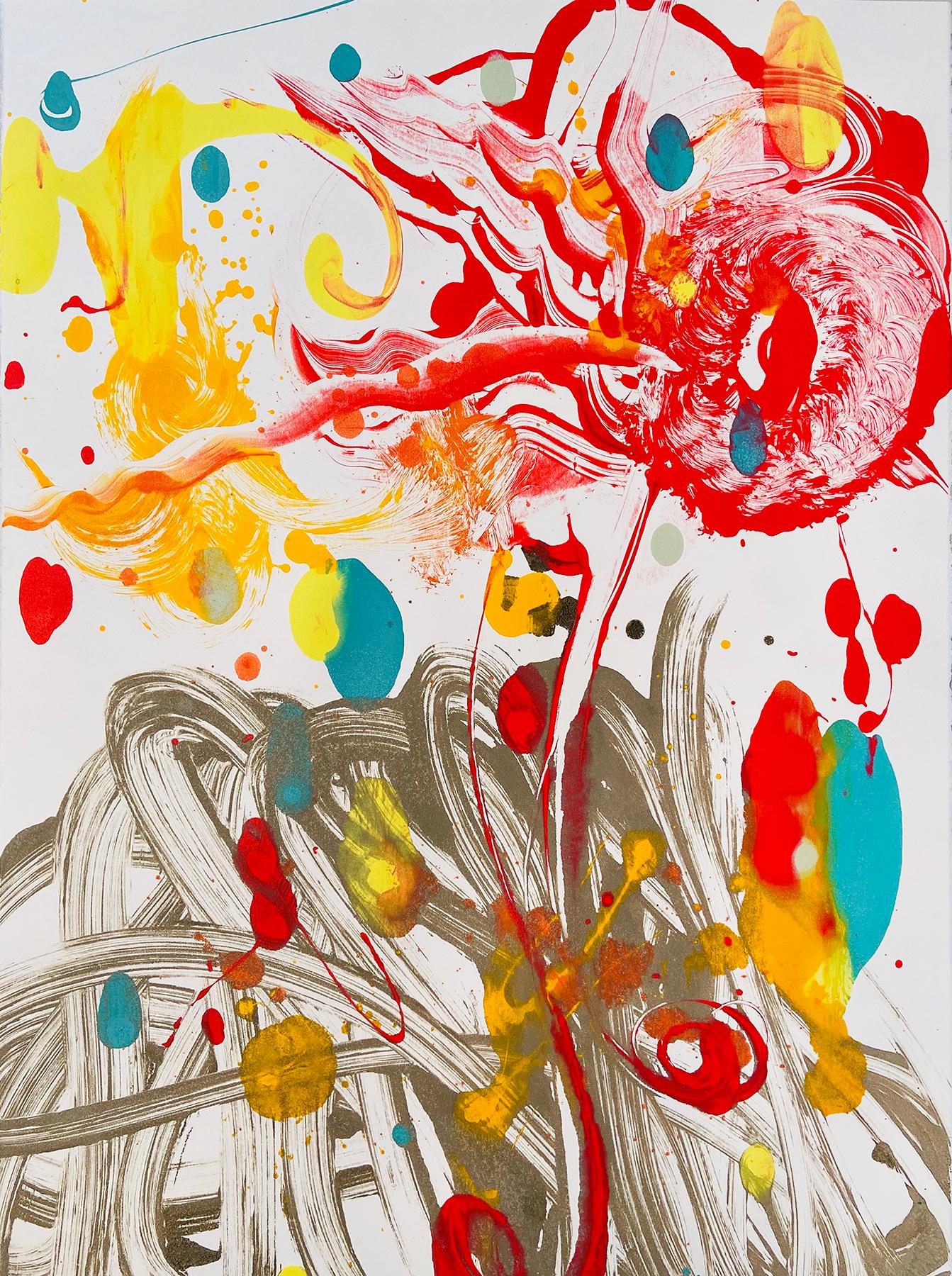 Catherine Howe - Rosie No. 2 by Catherine Howe. Botanical monotype on ...