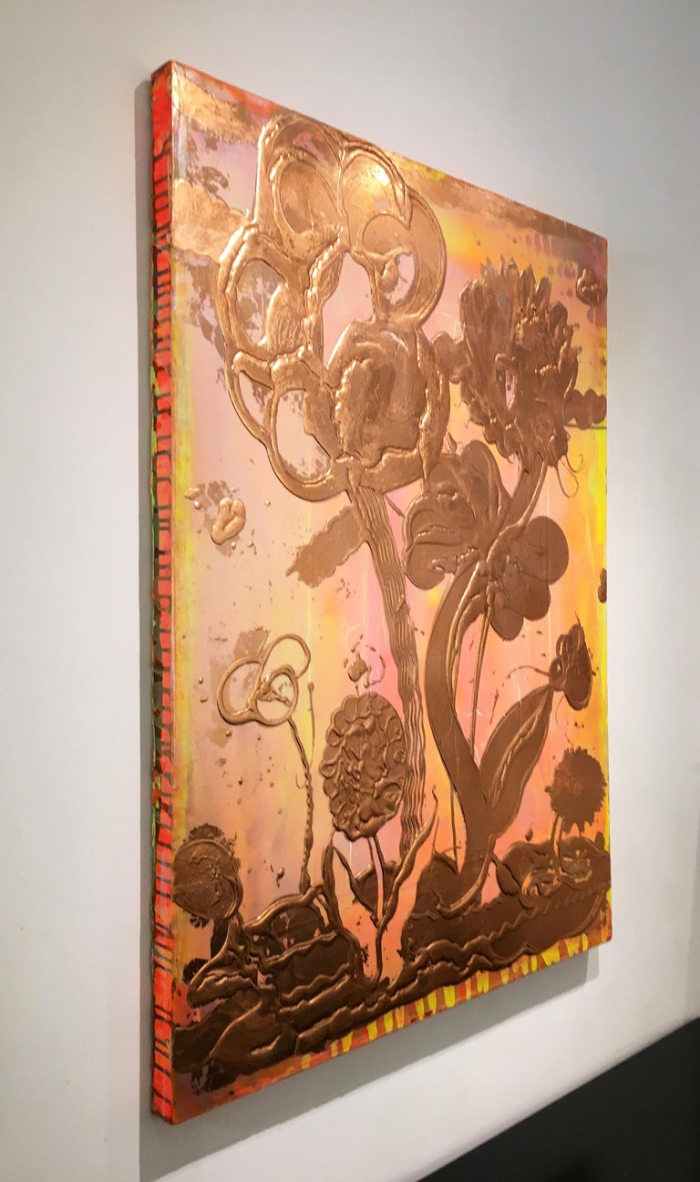 Catherine Howe - Copper Leaf, Mixed Media, Still Life Painting ...