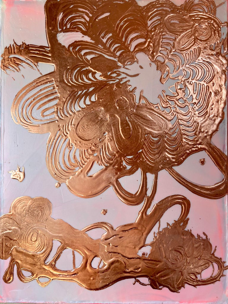 Catherine Howe - Opal Painting (Flower No. 2) For Sale at 1stDibs