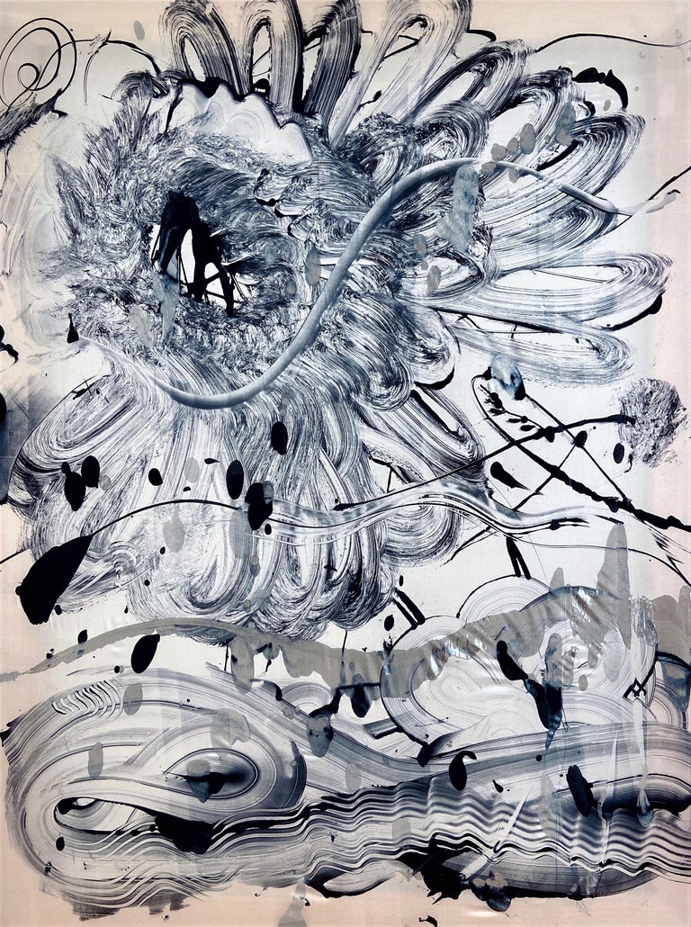 Catherine Howe - Acrylic monotype, Catherine Howe, 'Silk Monotype 2 ...