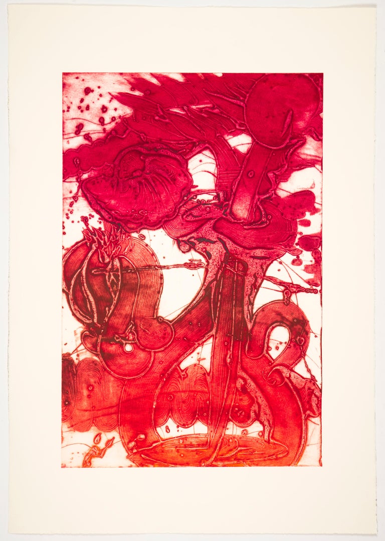 Catherine Howe - Bouquet (sunflower, red, sanguine, rose) For Sale at ...