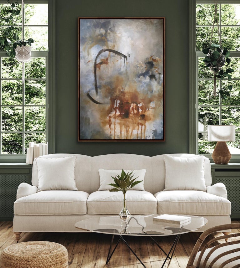 Catherine Pennington-Meyer - Untitled, Atmospheric Abstract Painting ...